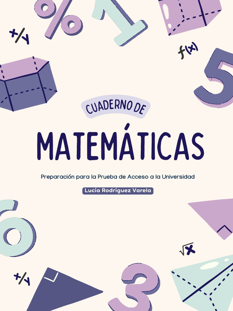 Documento A4 Proyecto de Matemáticas Infantil Morado y Azul | PDF