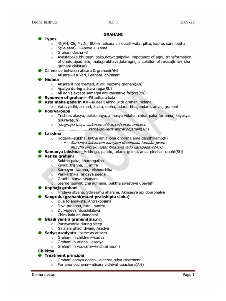 11474409618Drona Grahani Note 2022 | PDF