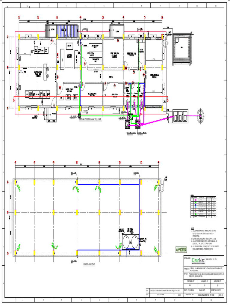 Cmes 202425 Mh02 Pe c029 Plumbing Drawing r1 | PDF | Polyvinyl Chloride ...