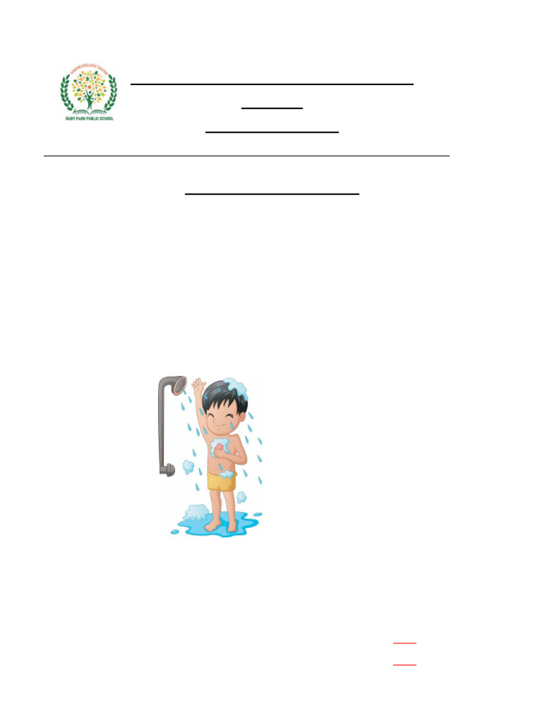 EVS Revision Worksheet for Class III | PDF | Water | Rain