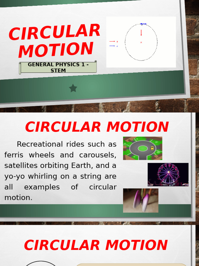 Lesson 10 Circular Motion | PDF | Acceleration | Force