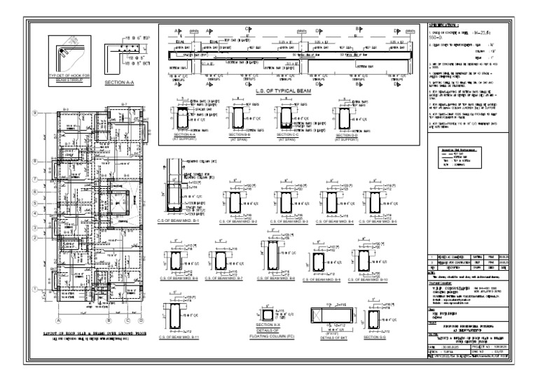Beam Cross-Sections and Details | PDF