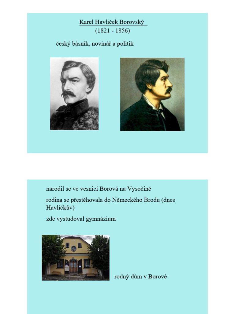 Karel Havlicek Borovsky | PDF