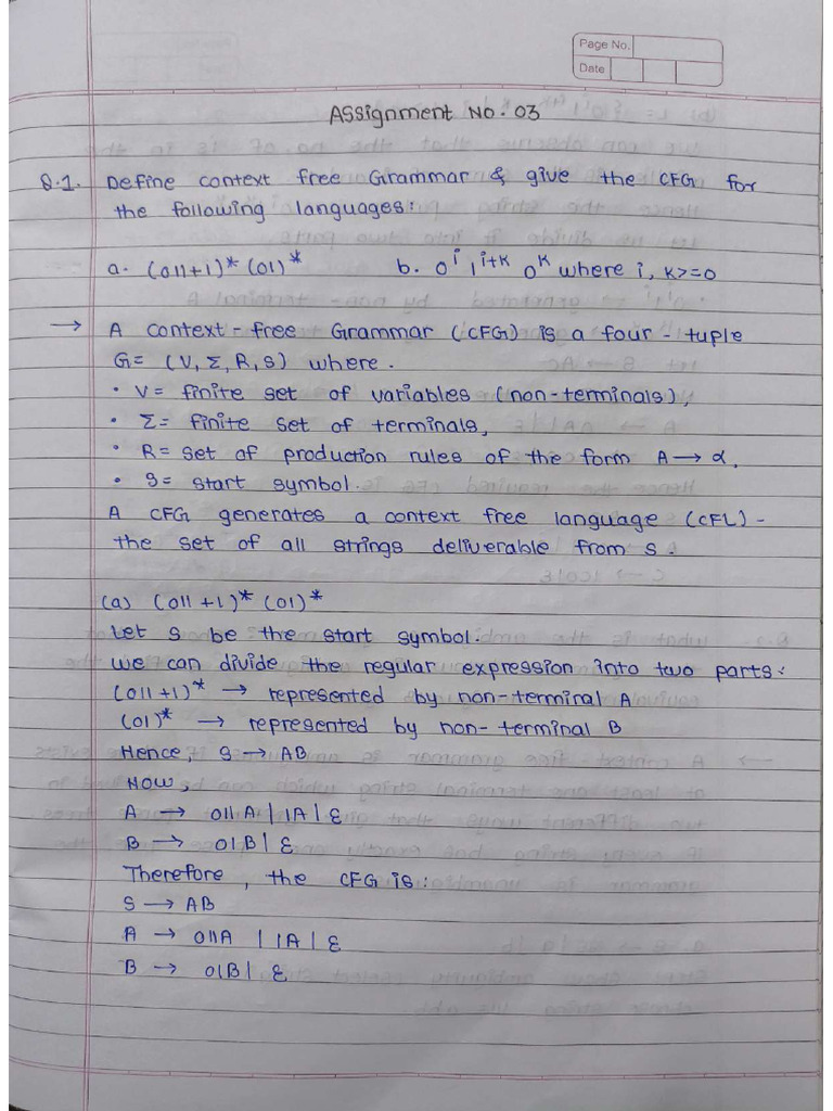 TOC Assignment - 3 - Compressed | PDF