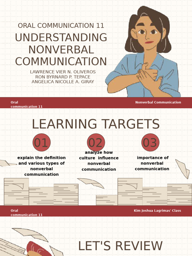 Nonverbal Communication | PDF | Nonverbal Communication | Communication