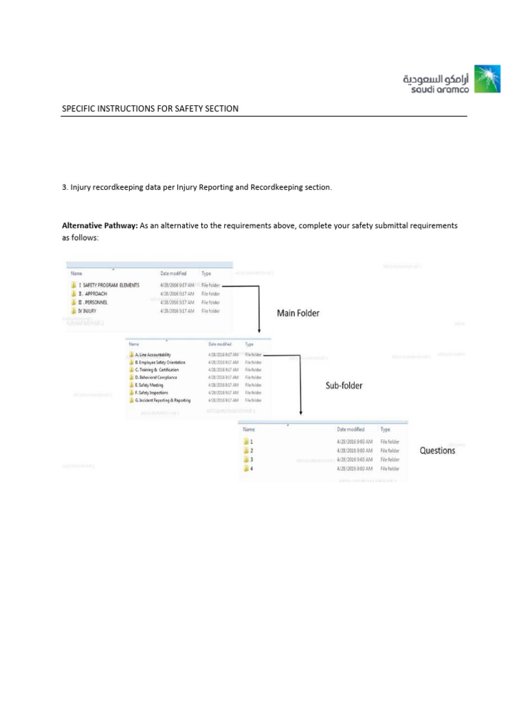 Saudi Aramco Safety Program Guidelines | PDF