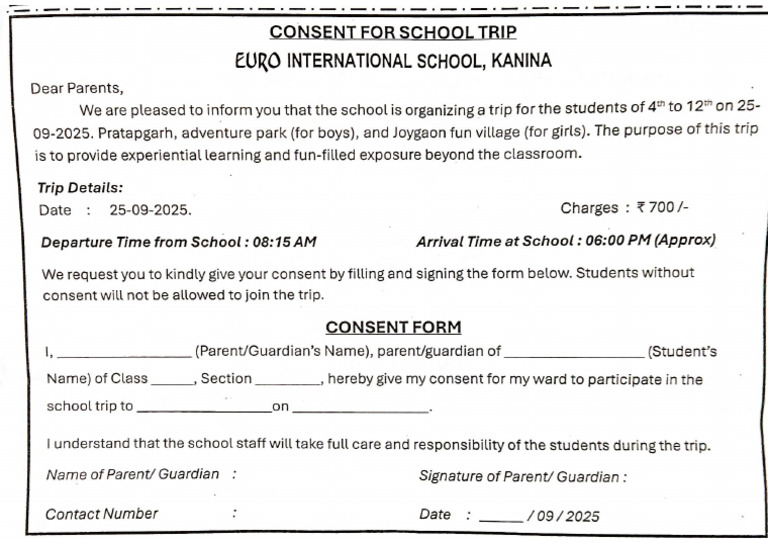 Consent Letter | PDF