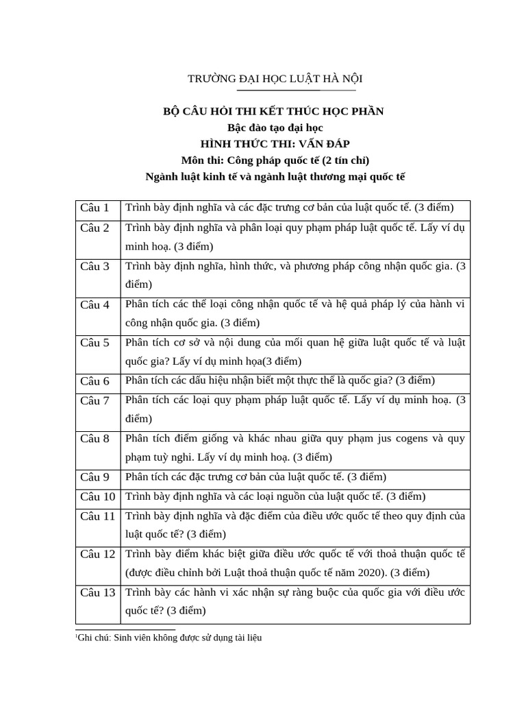 Cau Hoi Thi Cpqt 2 Tc | PDF