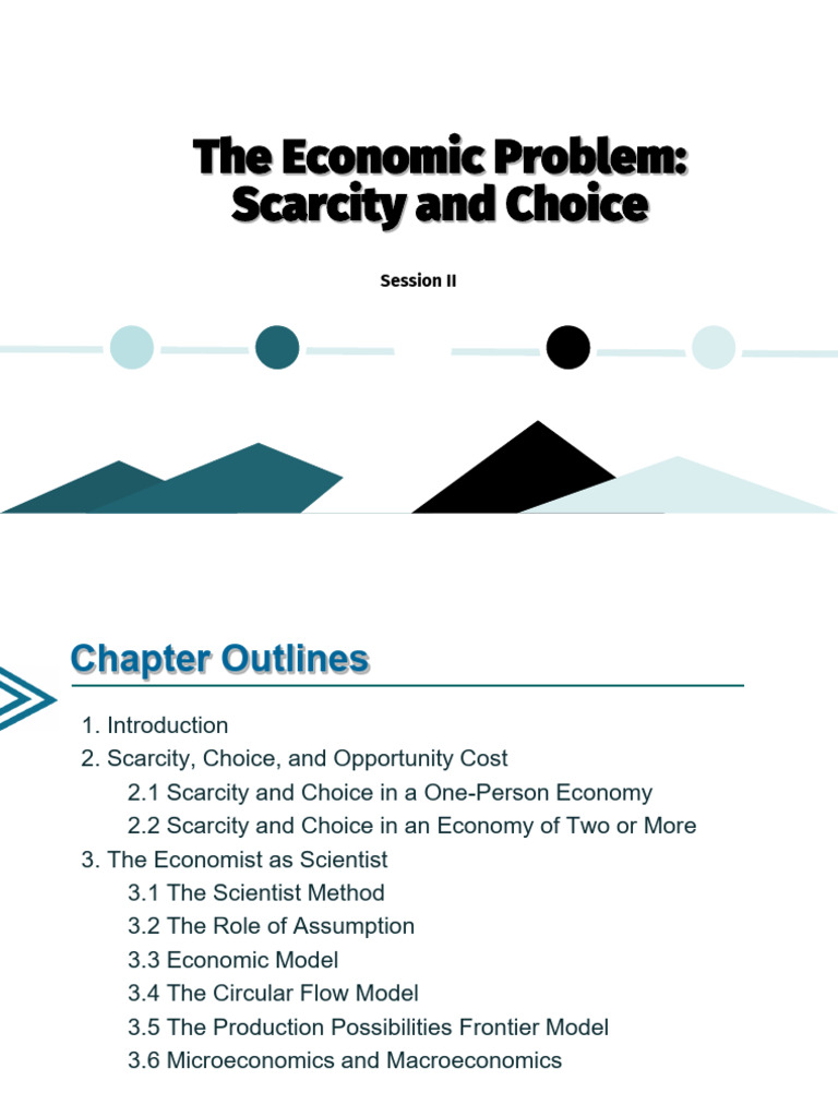 Session 2 - Scarcity and Choice - Yohanes | PDF | Economics | Capital ...