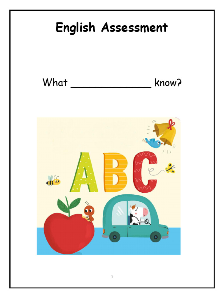 English Language Skills Assessment | PDF | English Language | Linguistics