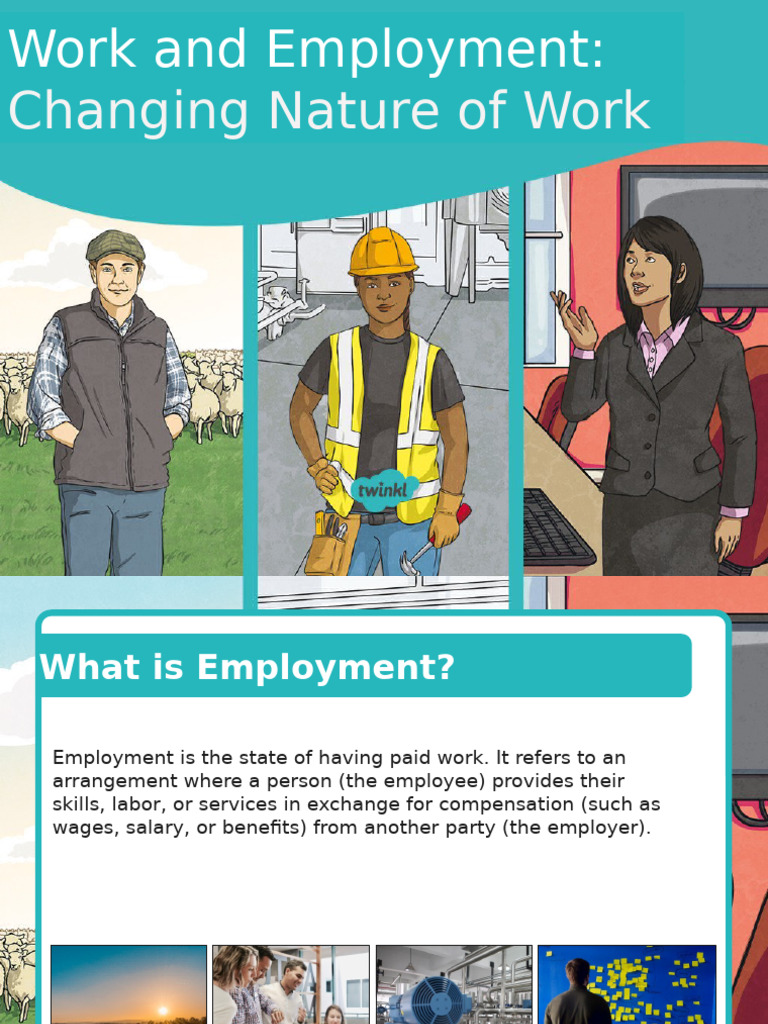 Changing Nature of Work and Employment | PDF | Employment | Labor