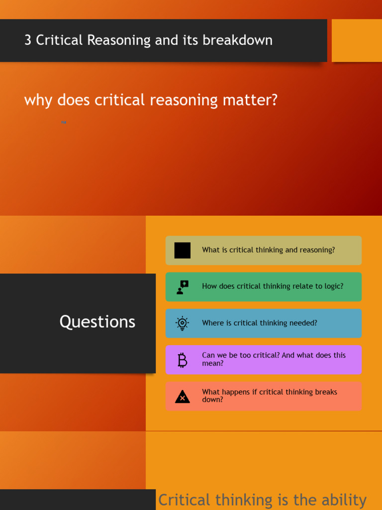 Understanding Critical Reasoning Essentials | PDF | Critical Thinking ...
