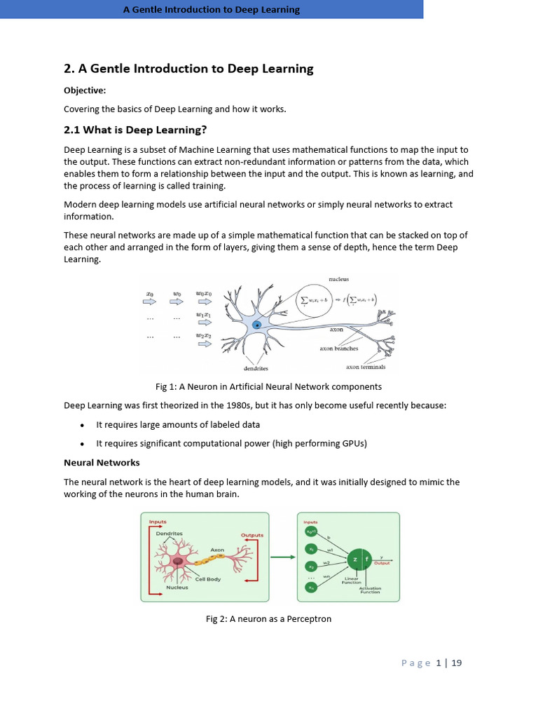 Part2 - Lecture - Notes - A Gentle Introduction To Deep Learning ...
