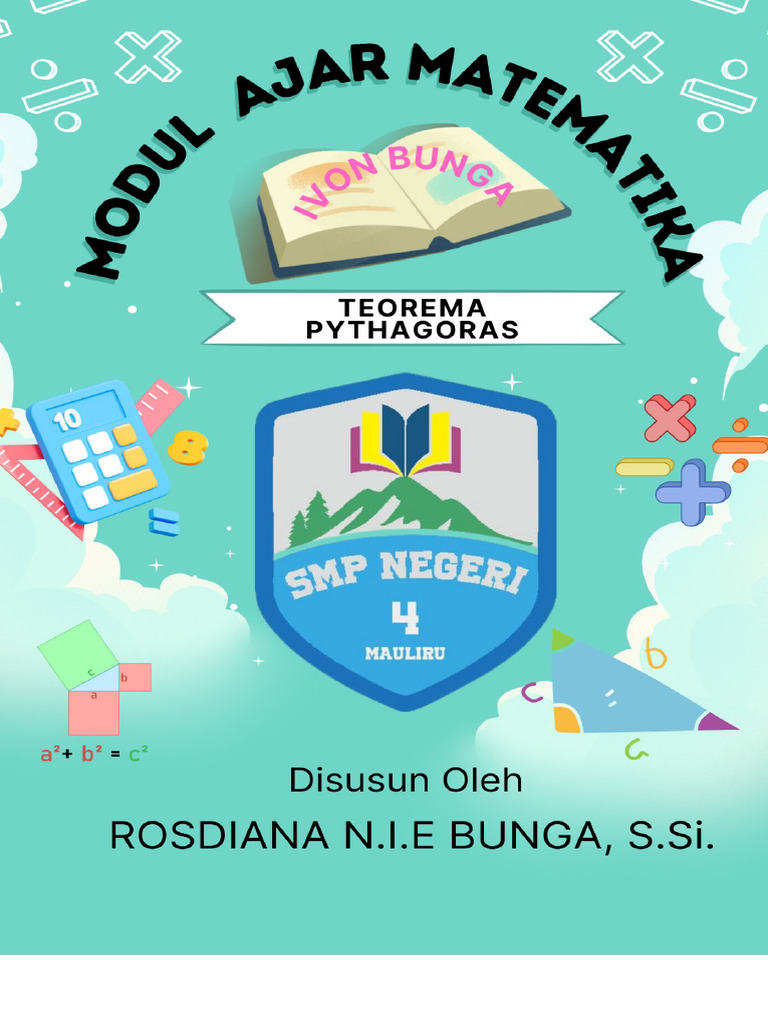 Modul Ajar Teorema Pythagoras | PDF