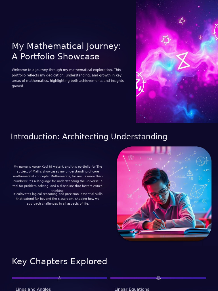 Maths Portfolio Pre-Mid | PDF | Mathematics | Behavior Modification