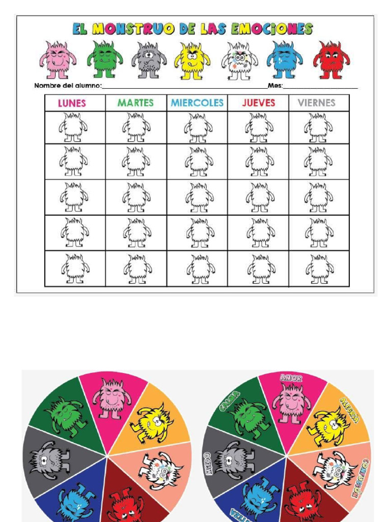 Actividades Emociones Sesion Socioemocional | PDF