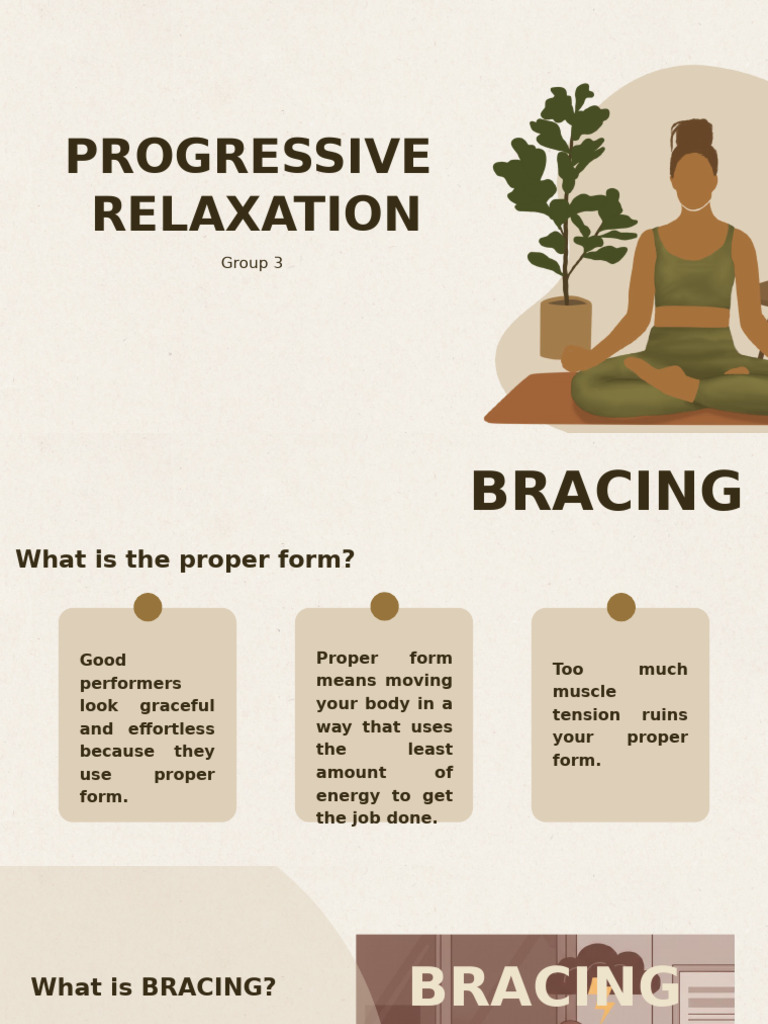 Understanding Progressive Relaxation Techniques | PDF | Clinical ...