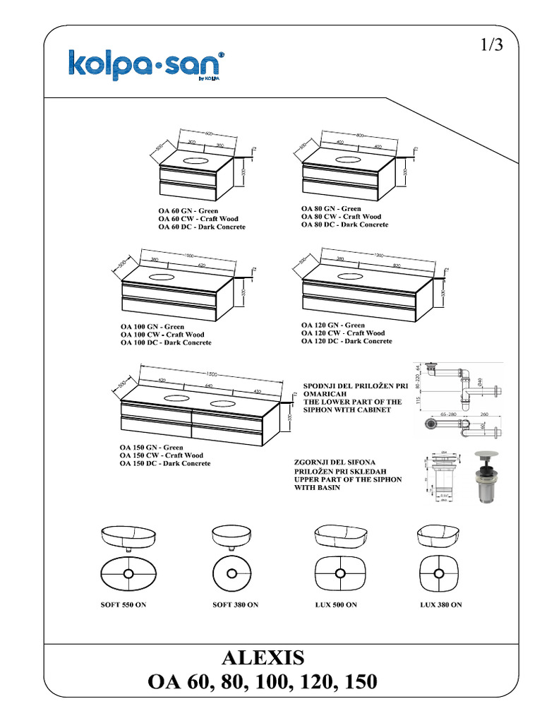 Tehnični Katalog Tehnical Catalog ALEXIS PDF | PDF