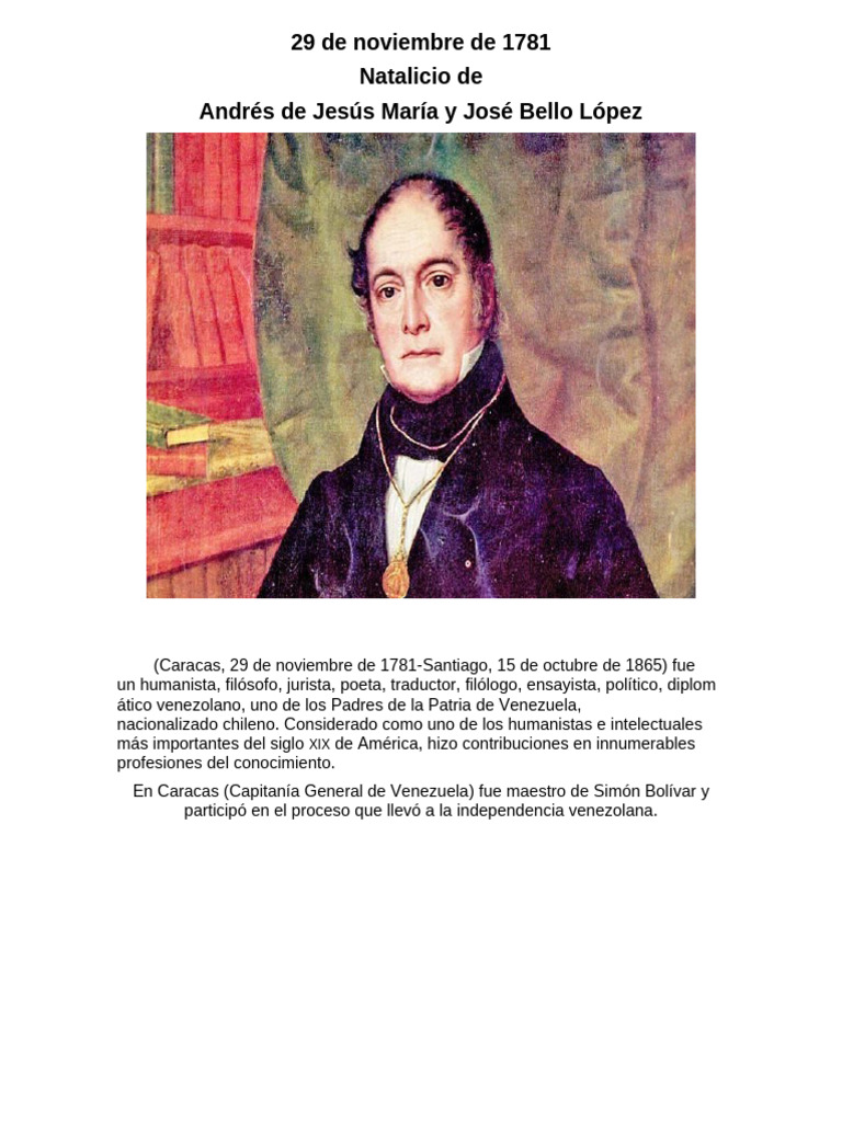 Andres Bello | PDF