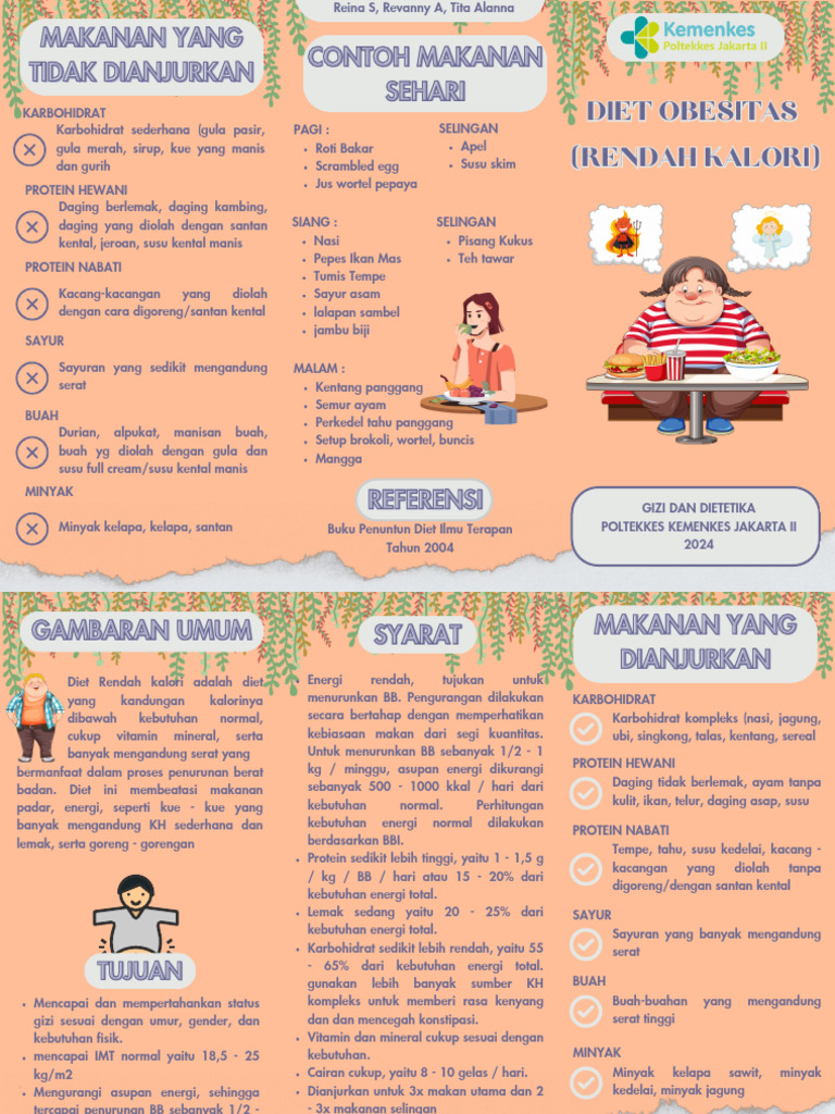 Diet Rendah Kalori untuk Obesitas | PDF