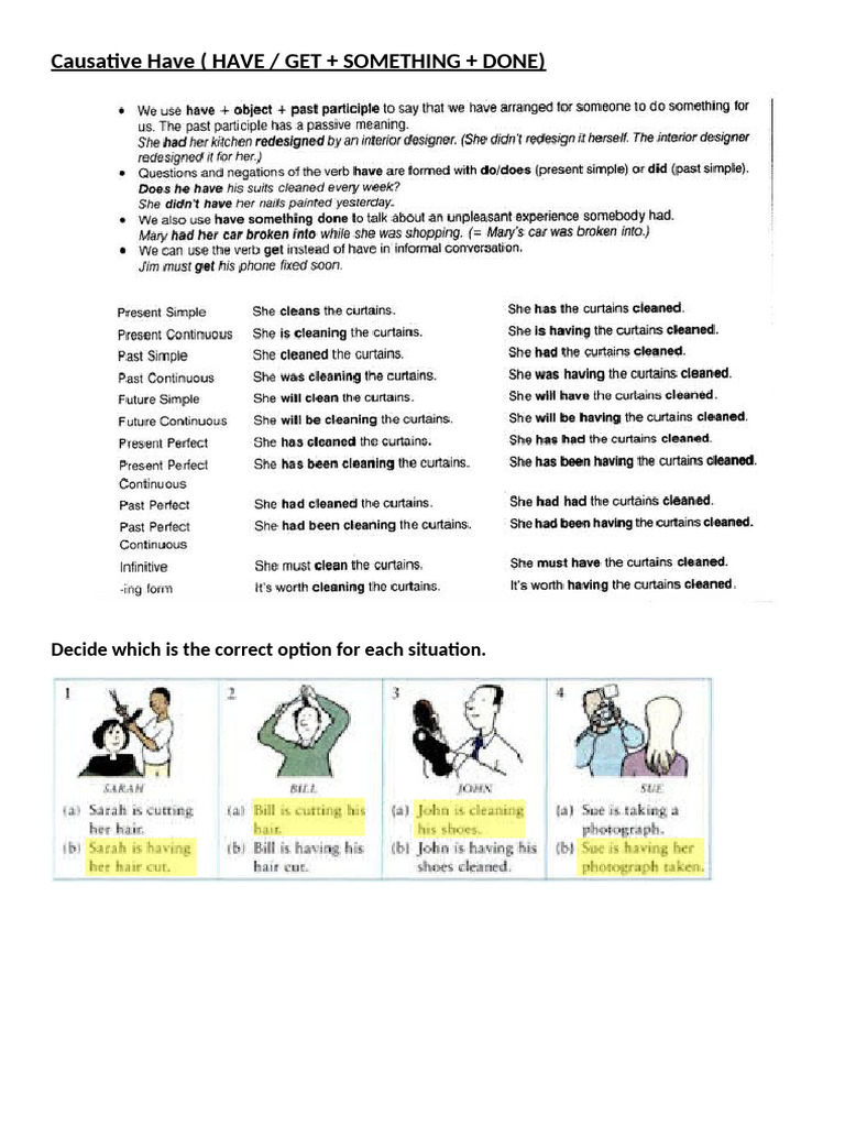 Causative Have | PDF