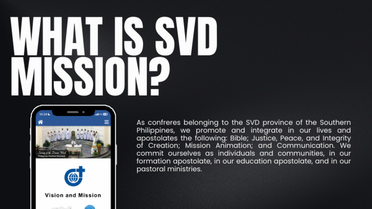 SVD Mission and Apostolate Overview | PDF