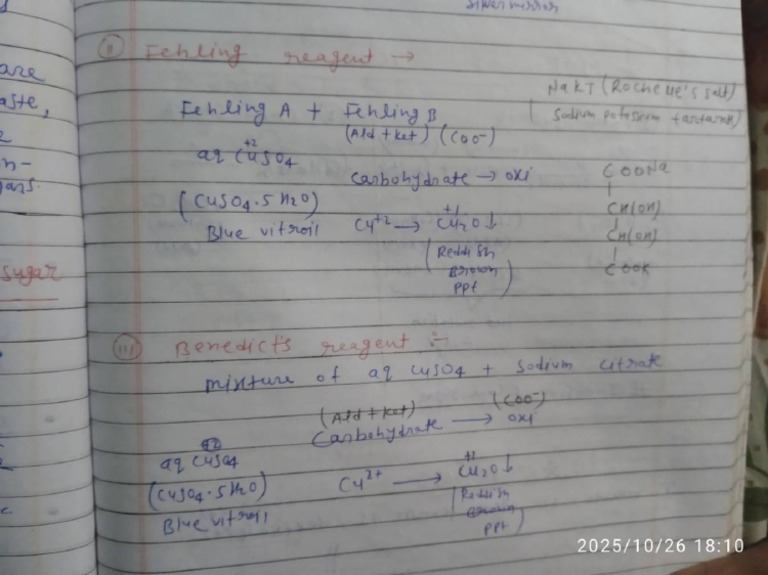 Fehling Reagent | PDF