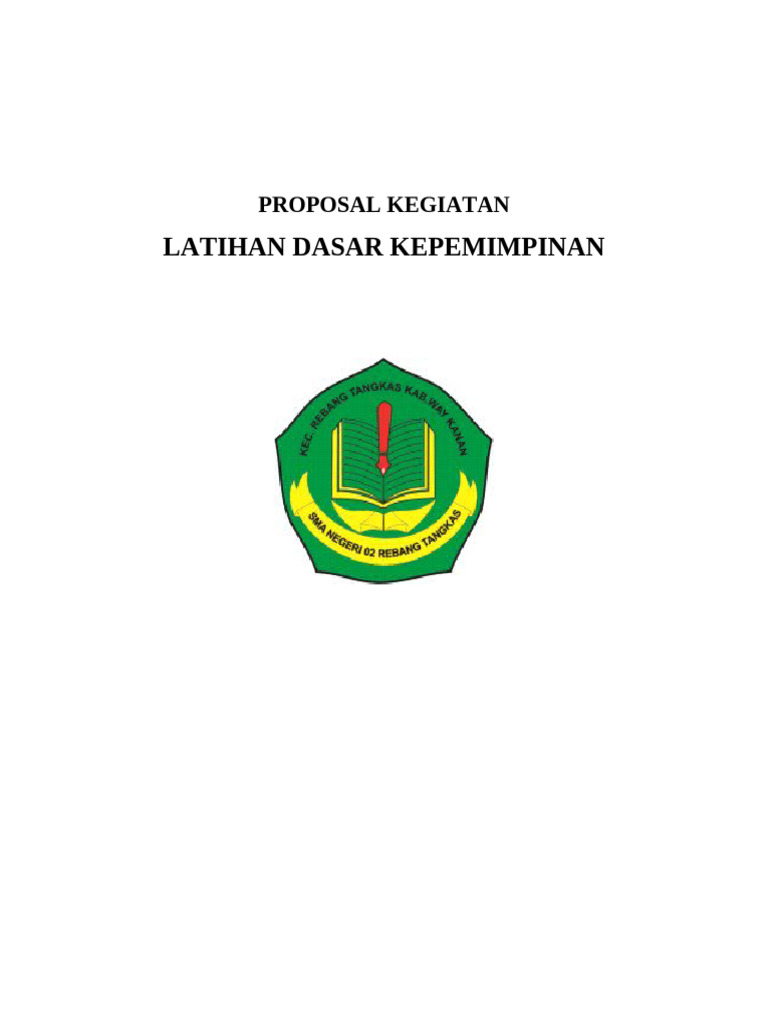 Proposal Latihan Dasar Kepemimpinan | PDF