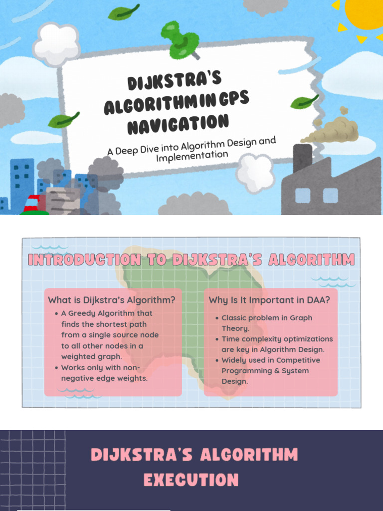 Dijkstra's Algorithm in GPS Navigation | PDF