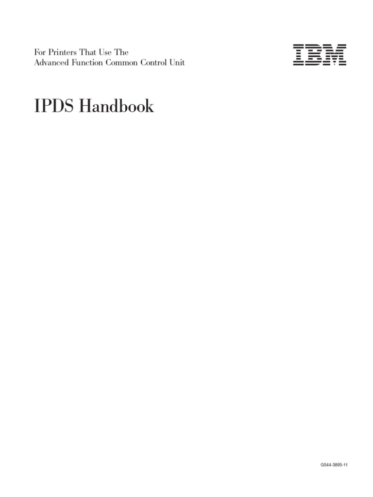 IPDS Handbook | PDF | Printer (Computing) | Graphic Design