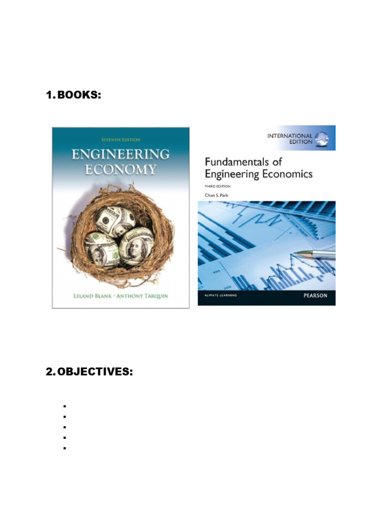 Engineering Economics Overview and Concepts | PDF | Interest | Debt
