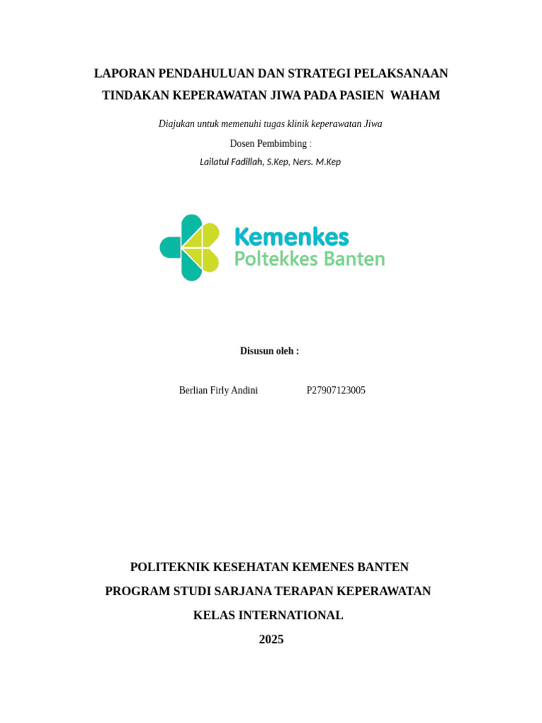 Lp Dan Sptk Waham Berlian Firly Andini | PDF