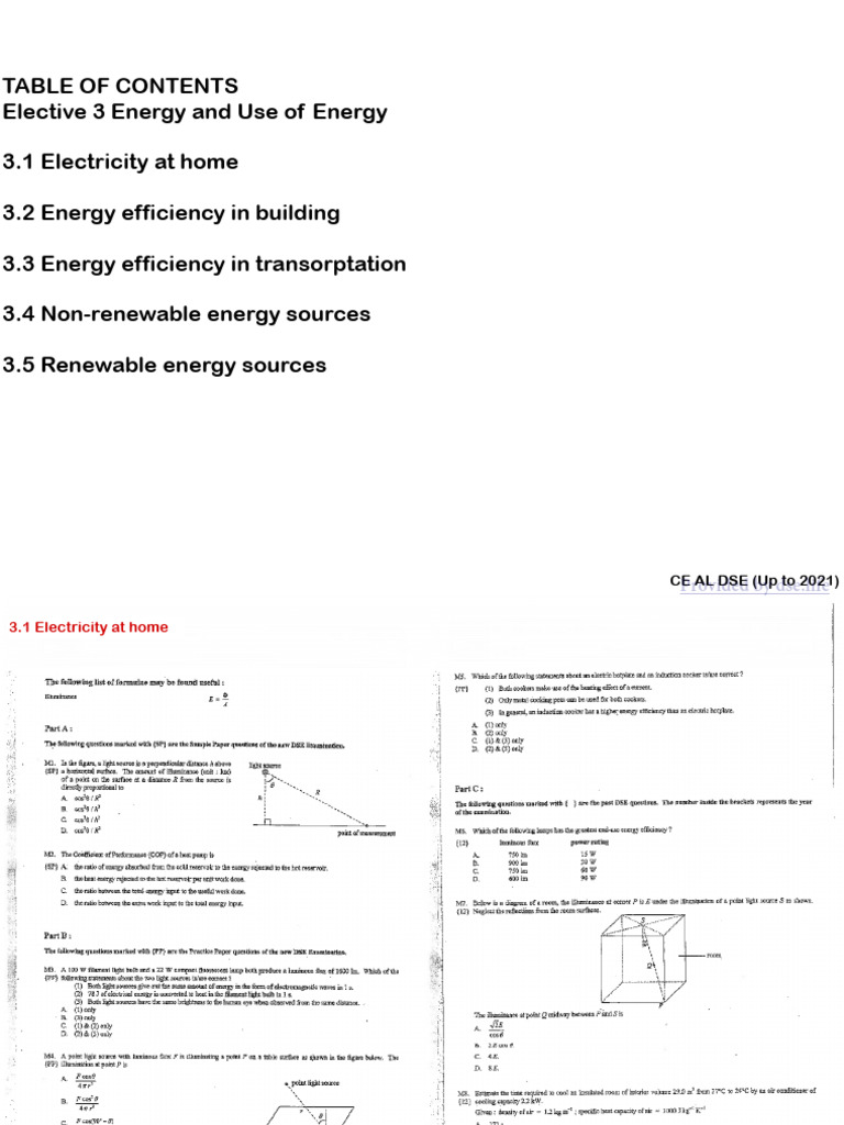 Energy Use and Efficiency Guide | PDF