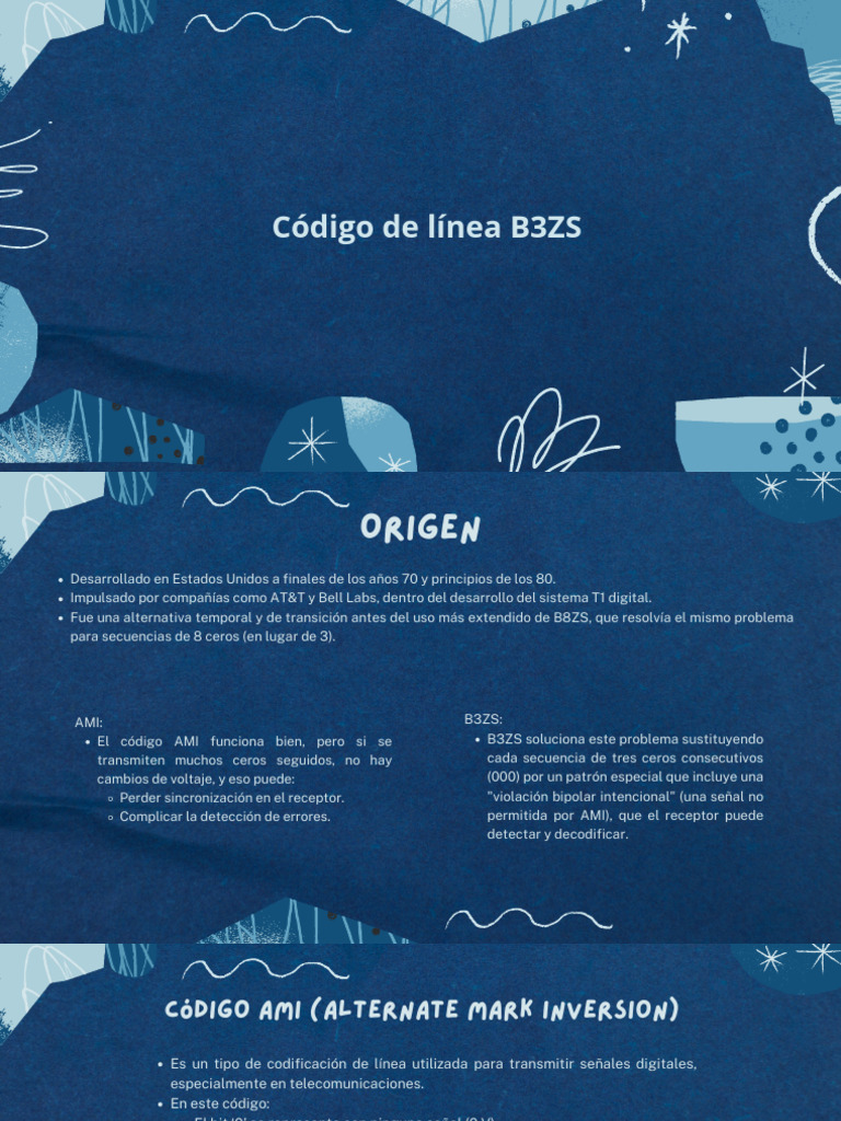 B3ZS | PDF | Telecomunicaciones | Transmisión de datos