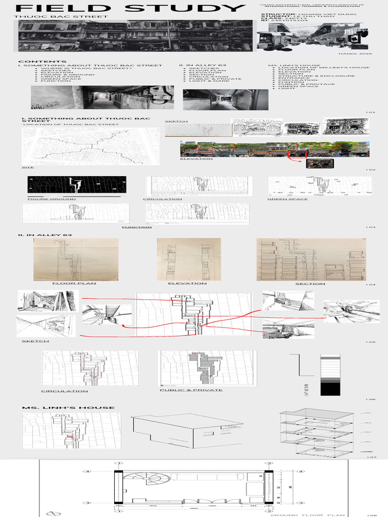 Thuoc Bac Street Architectural Study | PDF