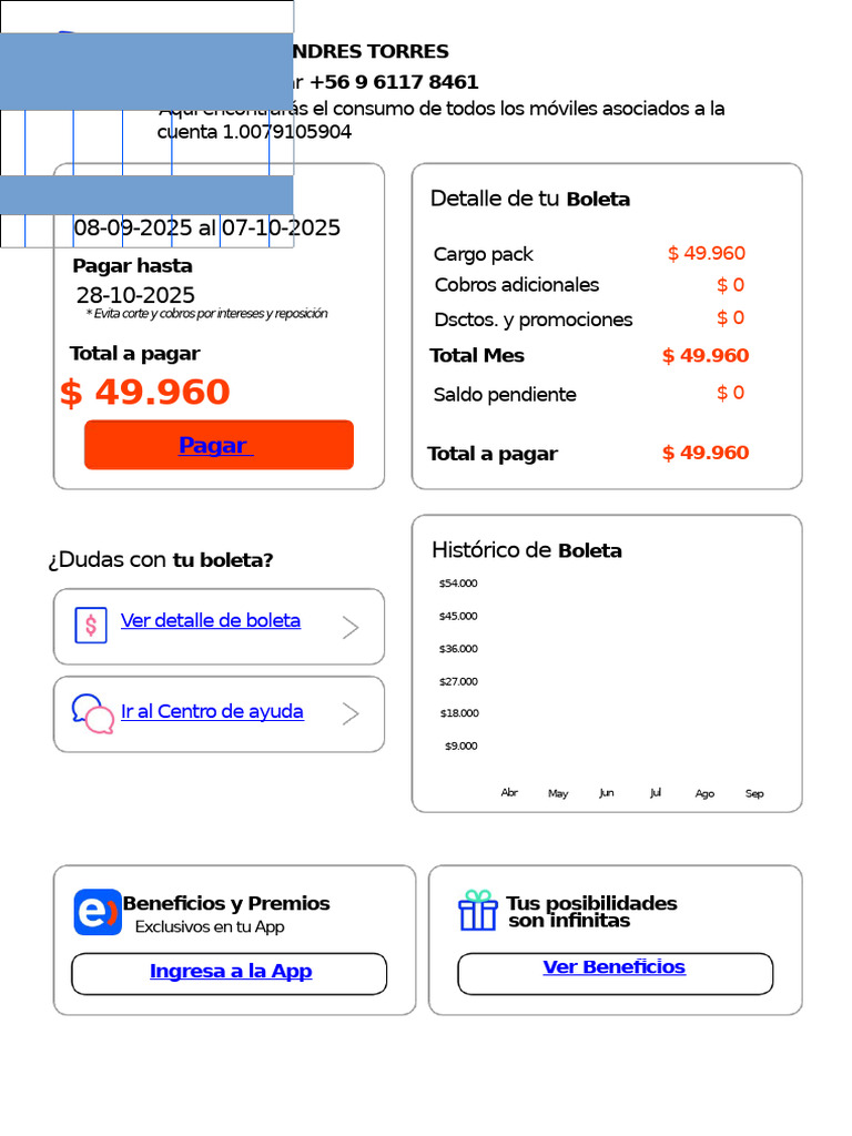 Boleta | PDF | Industrias de servicio | Telecomunicaciones