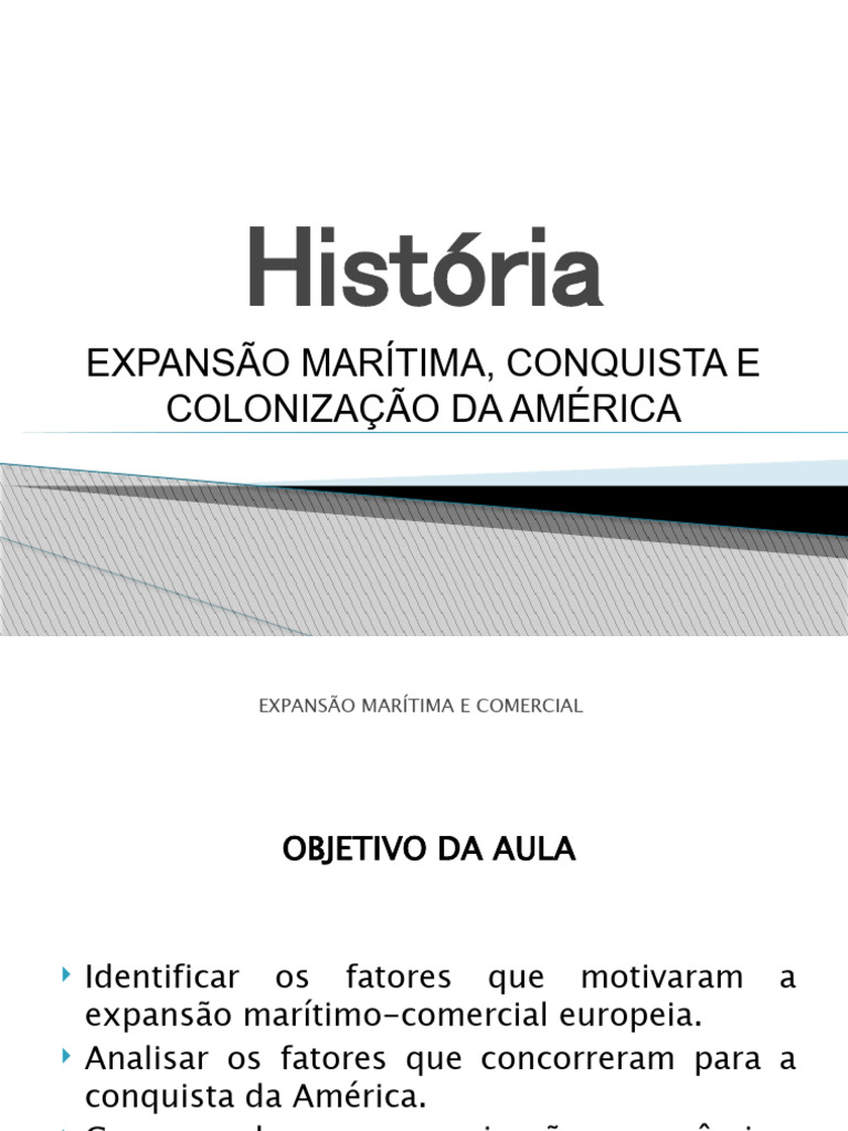 Expansão Marítima e Colonização da América | PDF | Era dos ...