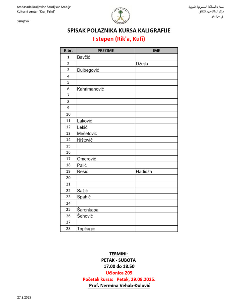 Kal Spisak 8 25 | PDF