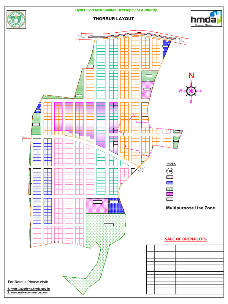 Thorrur HMDA Layout Auction Details | PDF