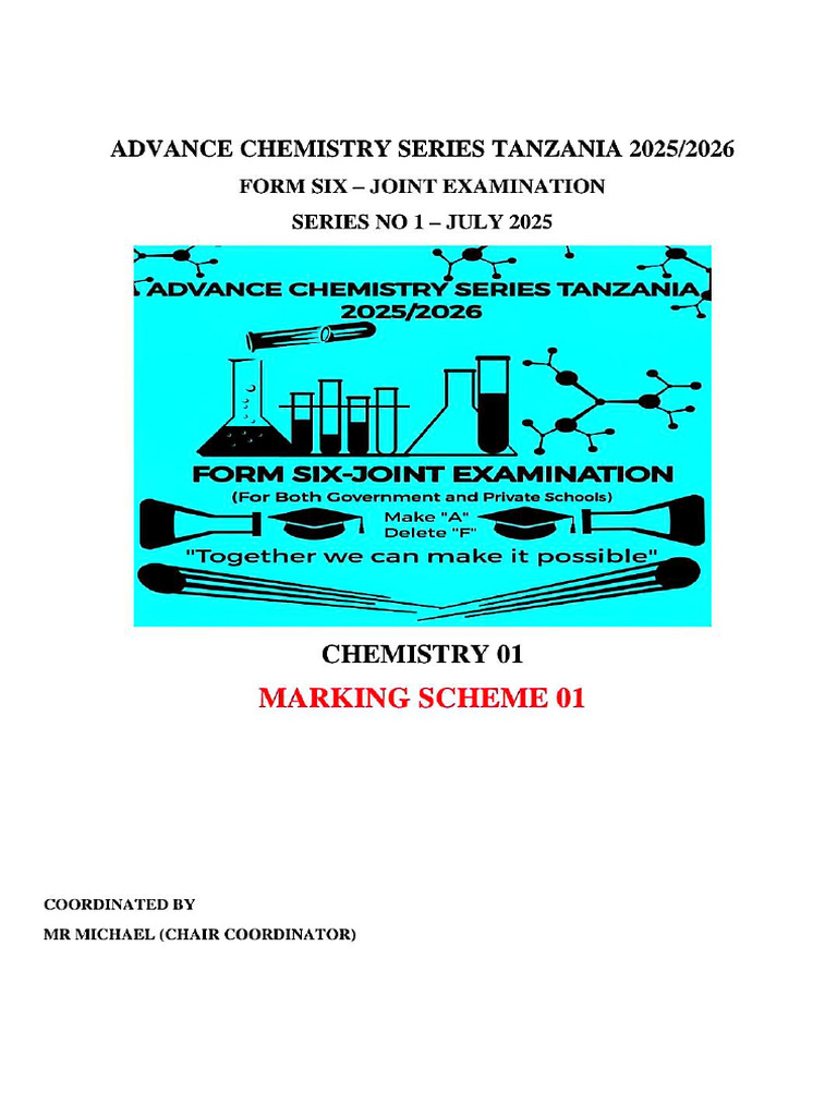Marking Schemes 01 Sno 1 | PDF