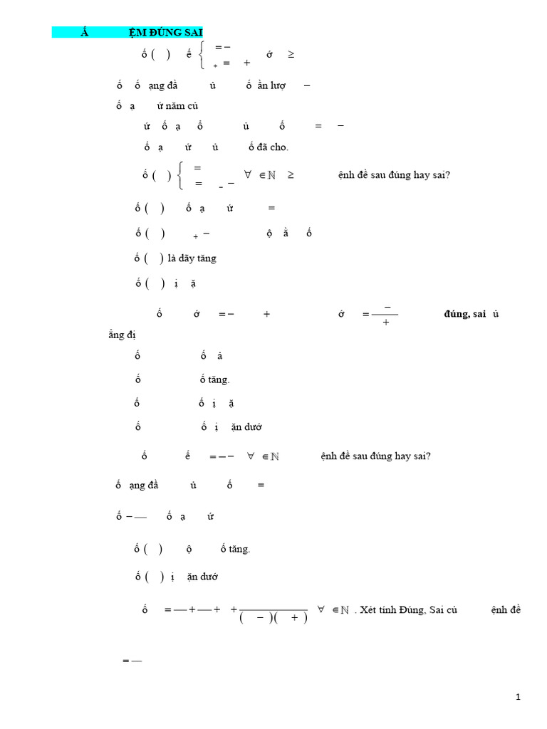 D. Trac Nghiem Dung Sai - CH | PDF