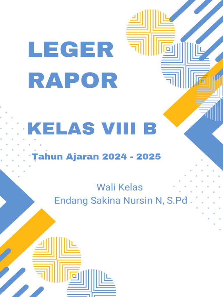 Biru Kuning Geometri Sampul A4 | PDF