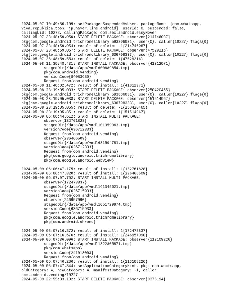 PM Debug Info | PDF | Android (Operating System) | Operating System Technology