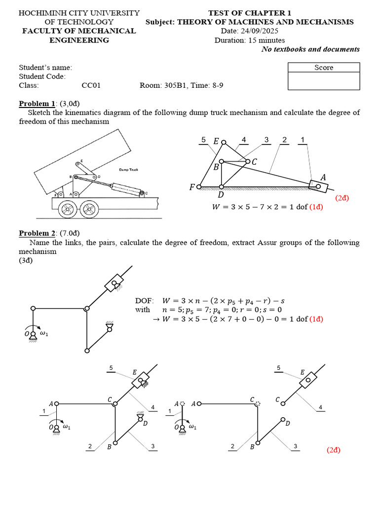 25.09.24 NLM CC02 - Sol | PDF | Kinematics | Mechanics