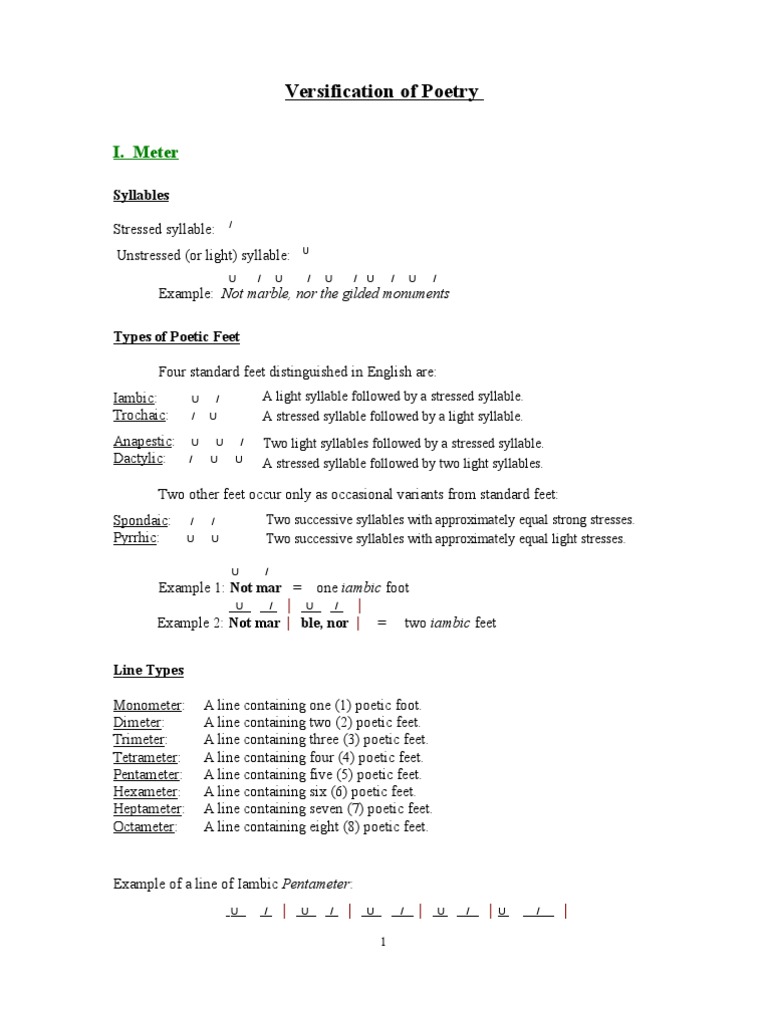Understanding Poetic Meter and Structure | PDF | Sonnets | Poetry