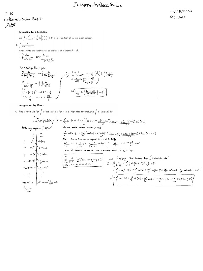 Math 6 Q2 AA1 | PDF