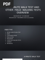 6-Minute Walk Test Sheet | PDF