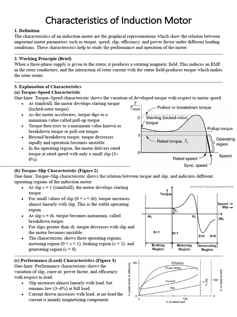 Induction Motor | PDF | Electric Motor | Electrical Components