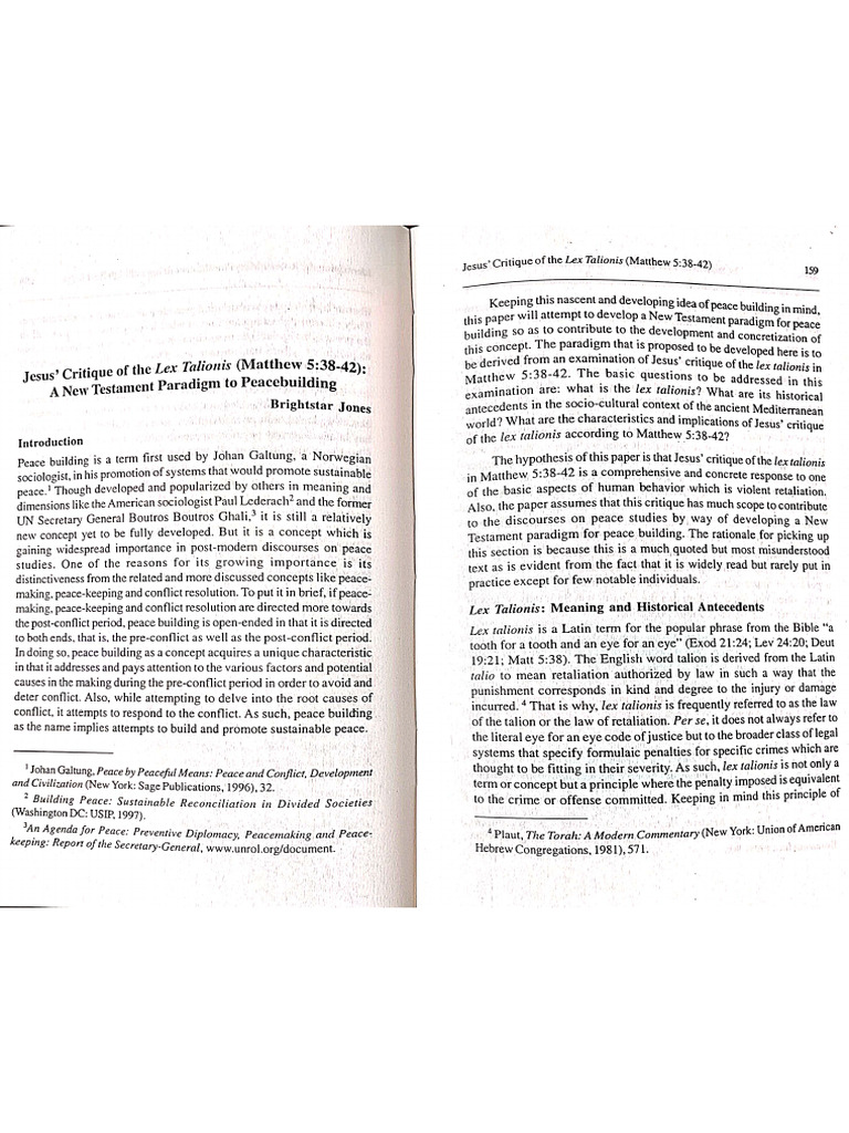 Lex Talionis | PDF