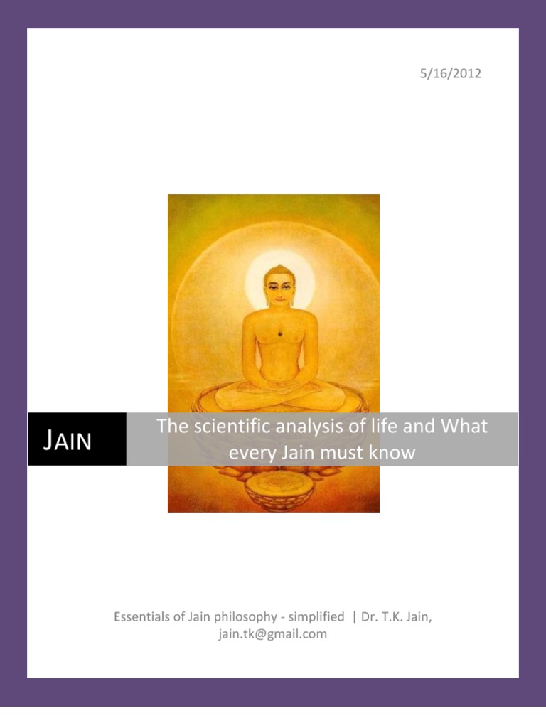 The Scientific Analysis of Life and What Every Jain Must Know | PDF ...